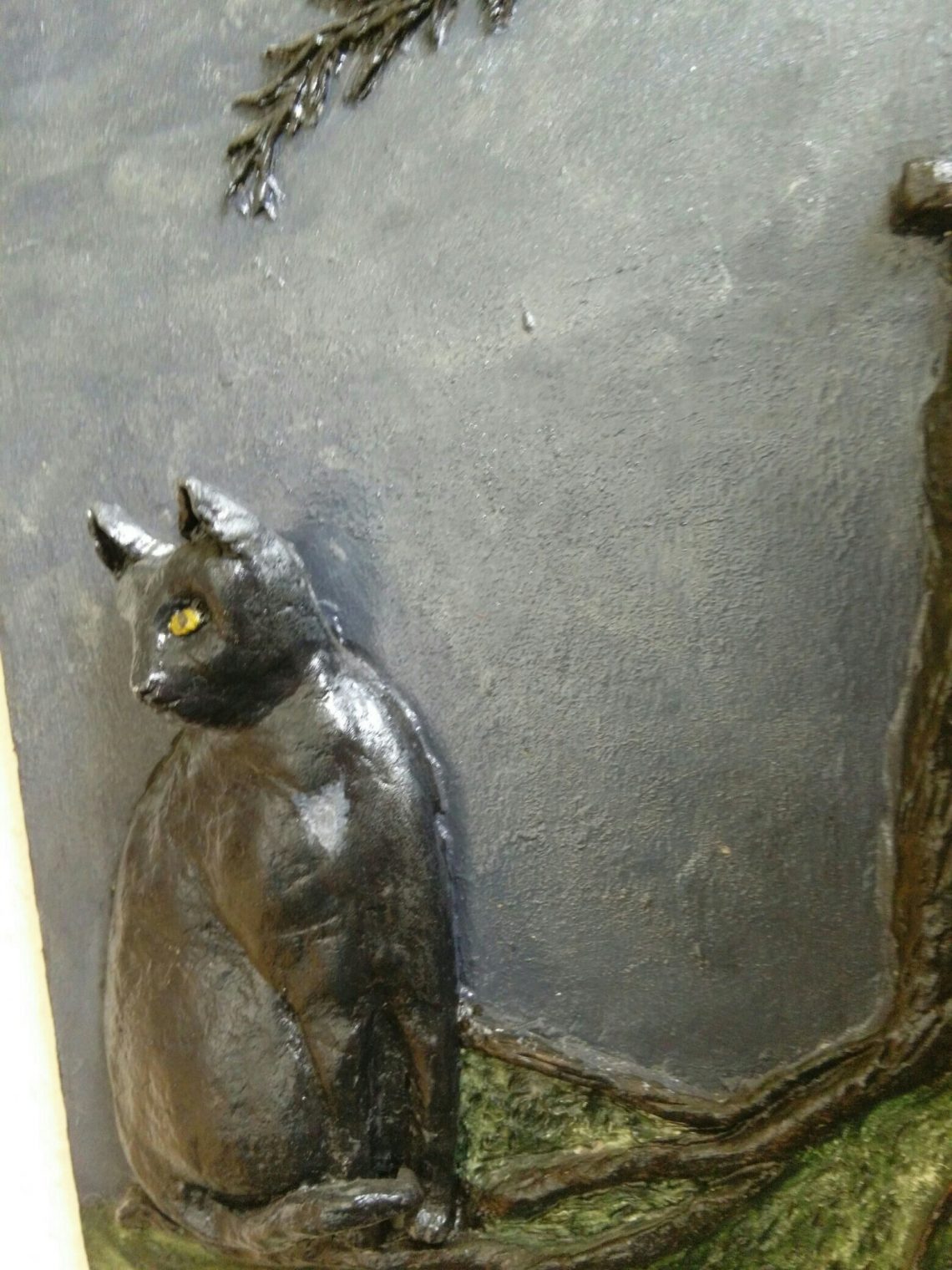 Nacht mit Katze – Doris Hallerbach